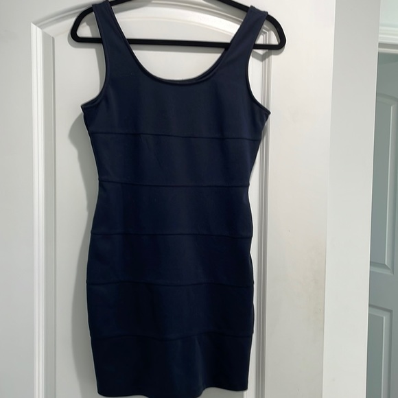 Dresses | Sexy Form Fitting Navy Dress | Poshmark